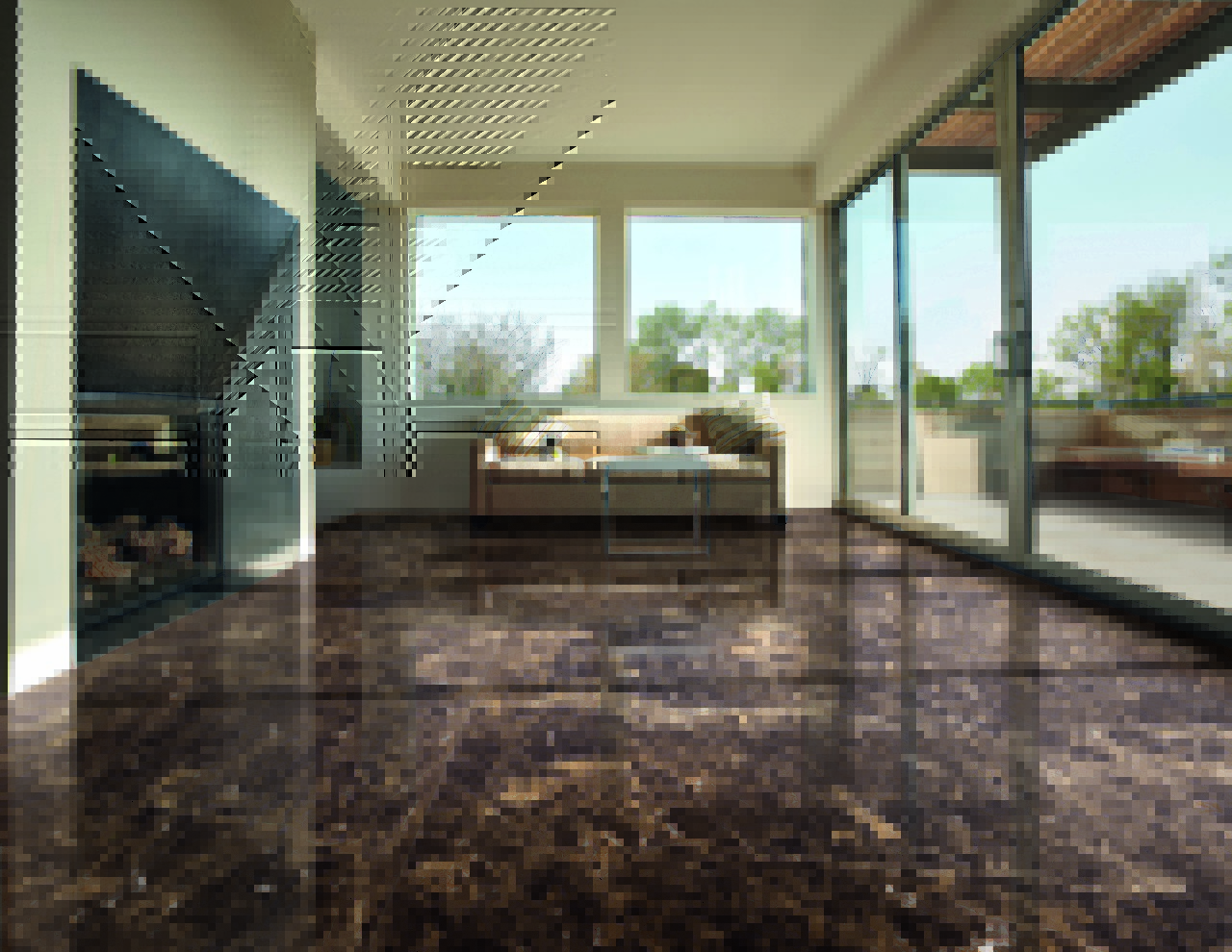 Marron Emperador Porcelain - Pure Stone